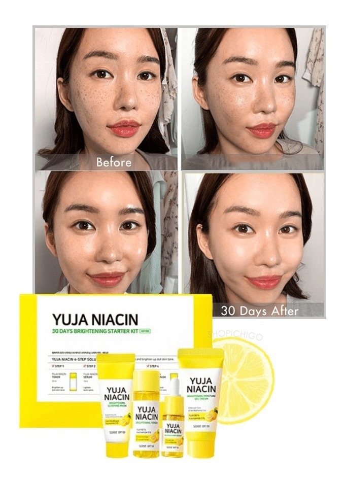 Yuja Niacin 30 Days Brightening Starter Kit (4 pcs) - Kaloka Beauty