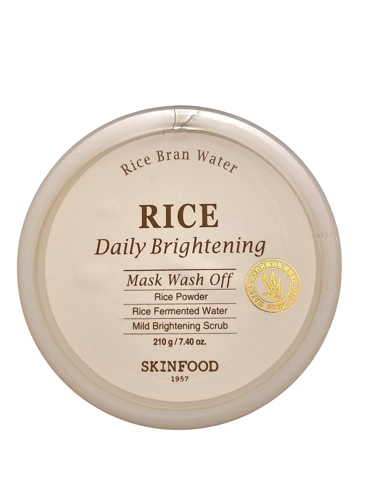 RICE Daily Brightening Mask Wash Off - Kaloka Beauty